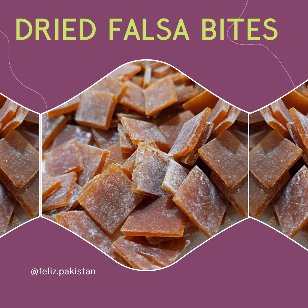 DRIED FALSA BITES - 100 GRAMS – Feliz Pakistan